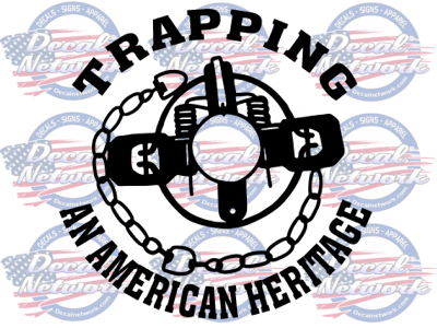 trapping-an-american-heritage-vinyl-decal-for-car-truck-suv-window-833 ...